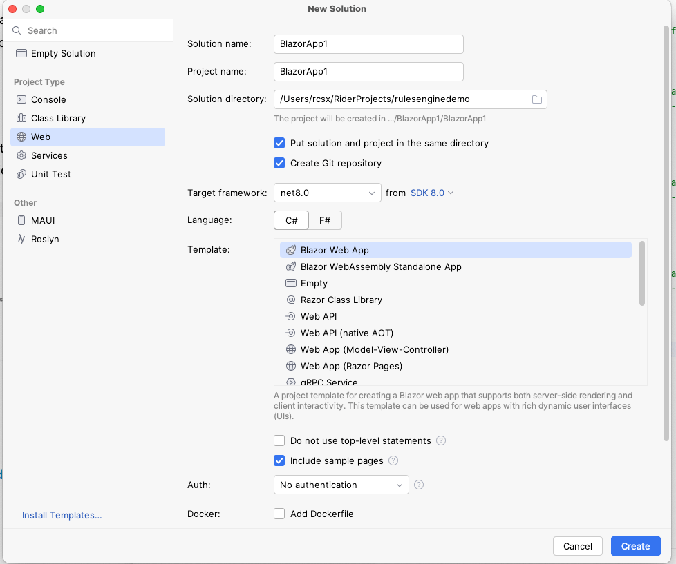 Demo de Microsoft Rules Engine con Aplicación Web con .NET Blazor ...