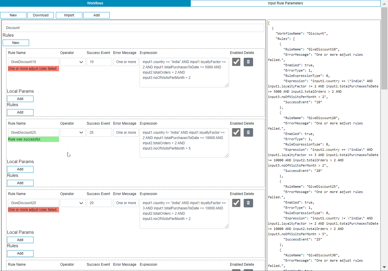 Demo de Microsoft Rules Engine con Aplicación Web con .NET Blazor ...